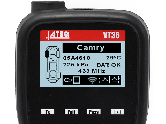 아텍 VT36 TPMS 센서 활성화 및 프로그램 툴