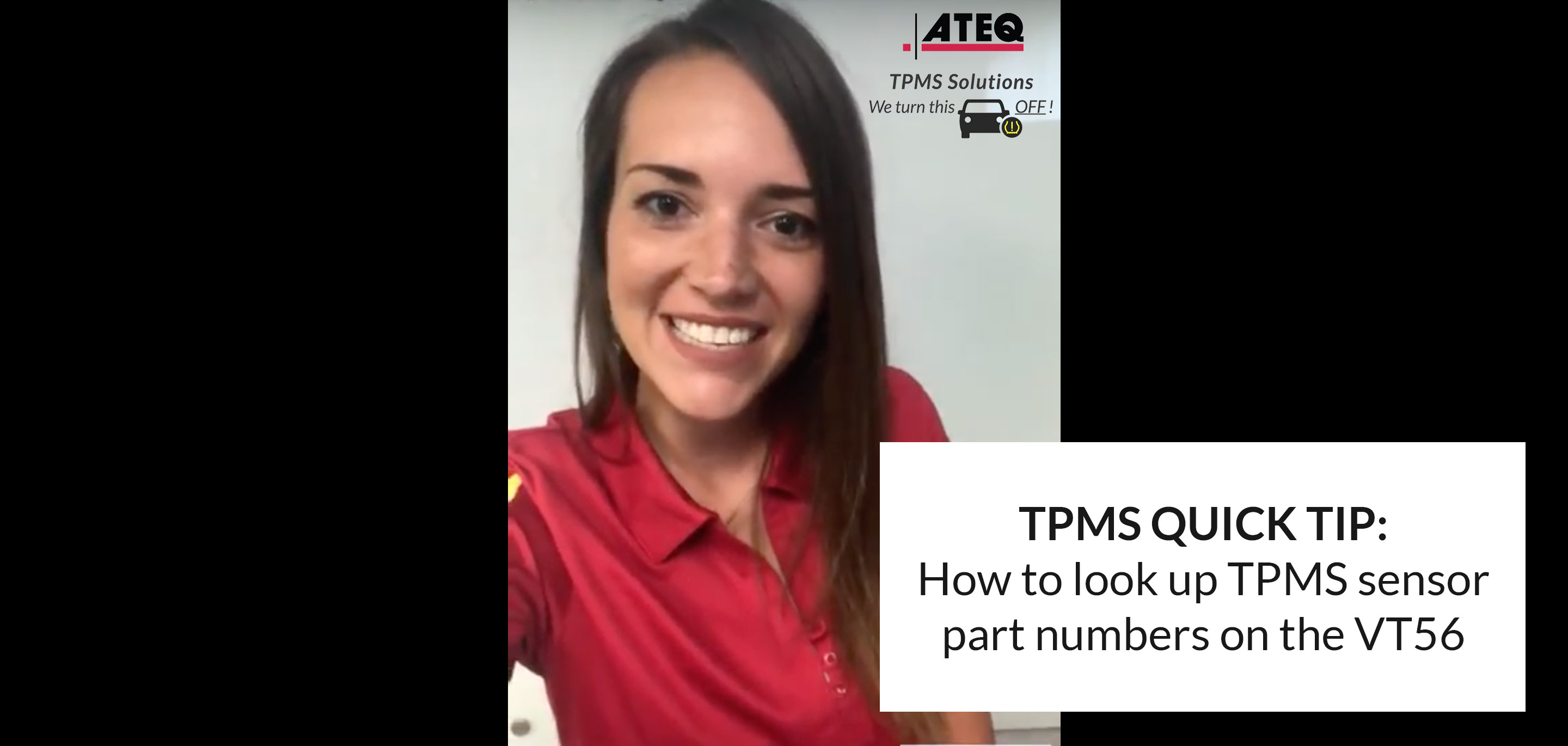 VIDEO: How to look up TPMS sensor part numbers on the VT56