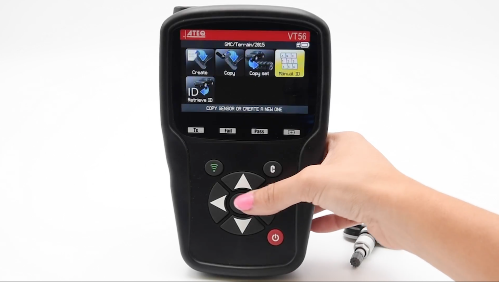 VIDEO: How to manually enter TPMS sensor ID’s using the VT56 - ATEQ-TPMS