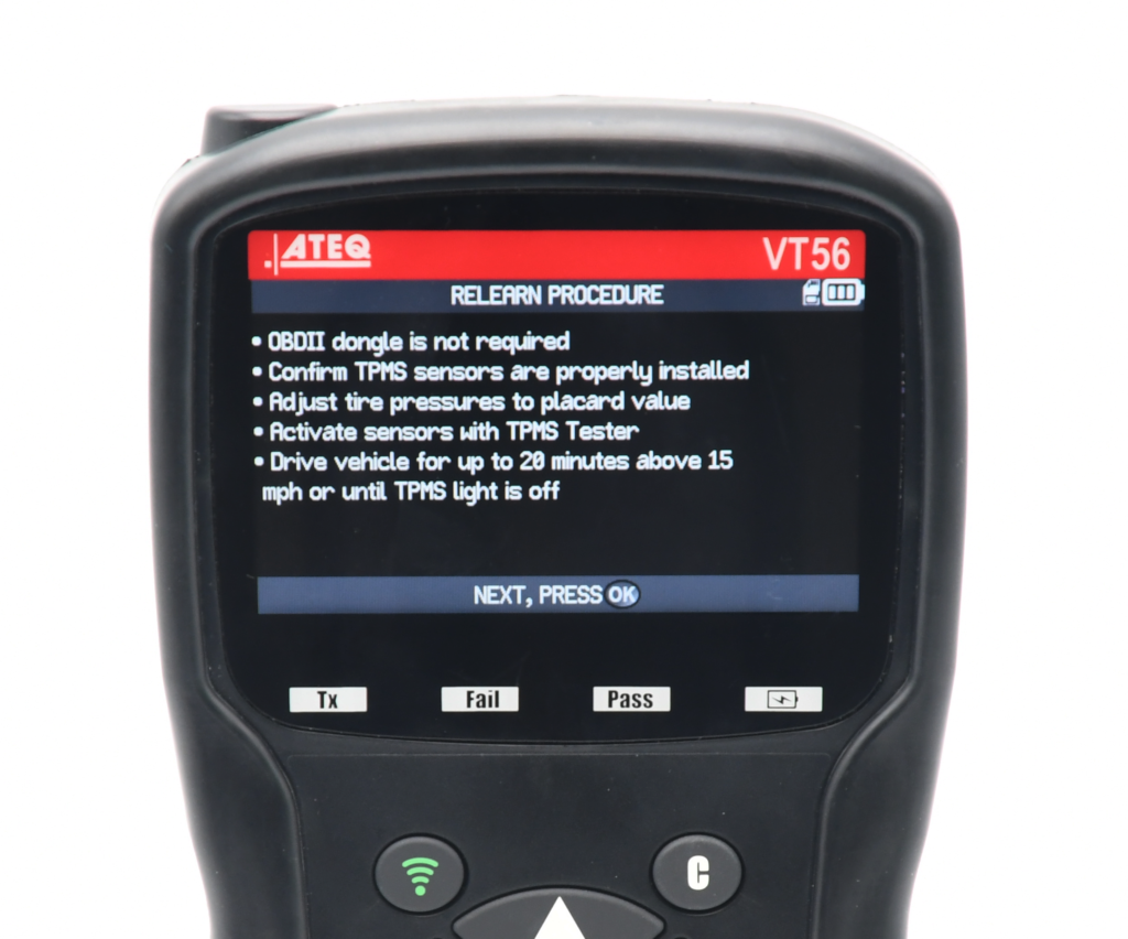 TPMS diagnostic information – Chrysler 300, 2011-2019 - ATEQ-TPMS